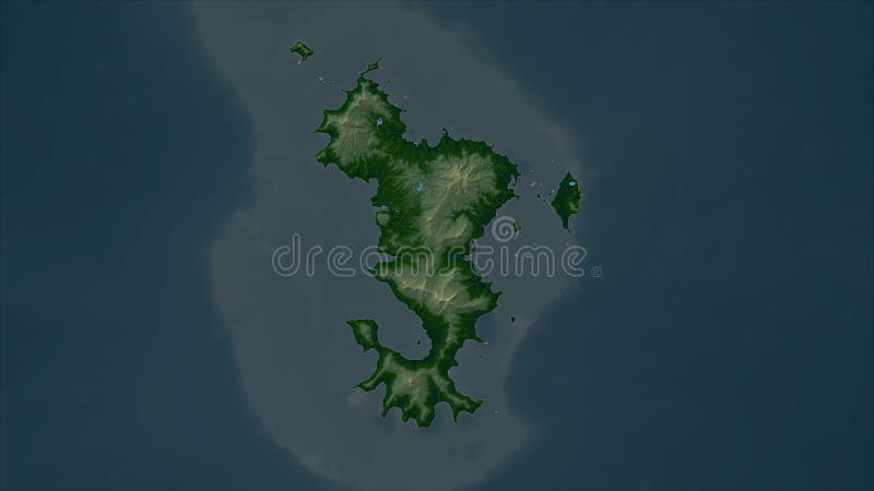 Mayotte Highlighted. Physical Stock Illustration - Illustration of ...