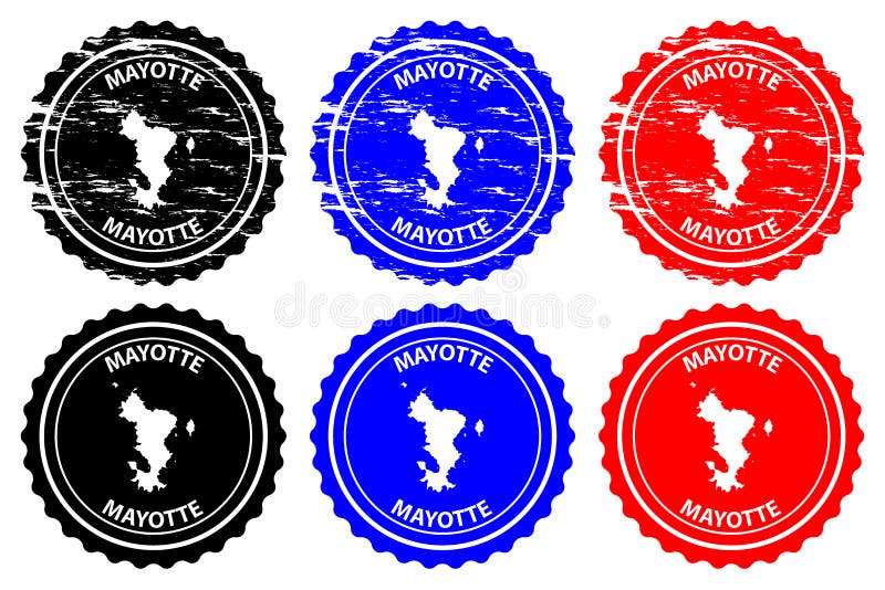 Mayotte rubber stamp stock vector. Illustration of certificate - 117321764
