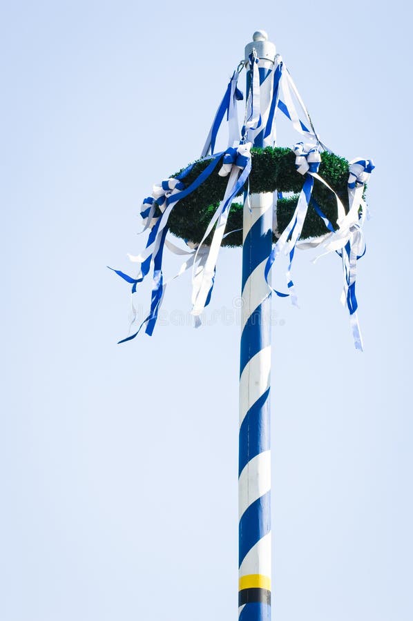 Maypole stock photo. Image of maypole, flower, ribbon - 30119210
