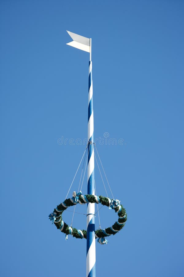 Maypole stock photo. Image of germany, ceremony, german - 4757256