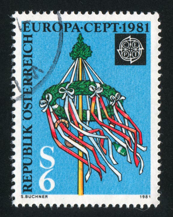 Maypole editorial stock image. Image of maypole, emblem - 293962084