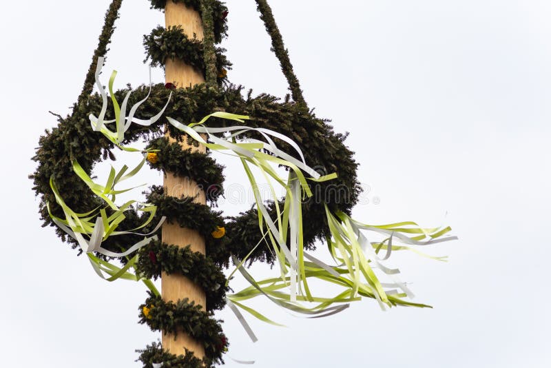 Maypole Dancing on a Sunny Holiday Stock Image - Image of culture ...