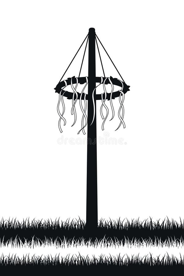 Maypole Stock Illustrations – 168 Maypole Stock Illustrations, Vectors ...