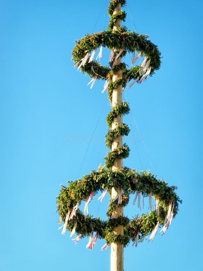 Bavarian Maibaum or Maypole Stock Photo - Image of europe, germany: 2452420