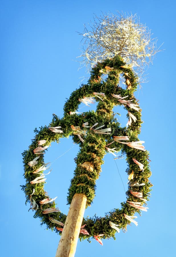 Maypole stock photo. Image of traditional, celebration - 32173154
