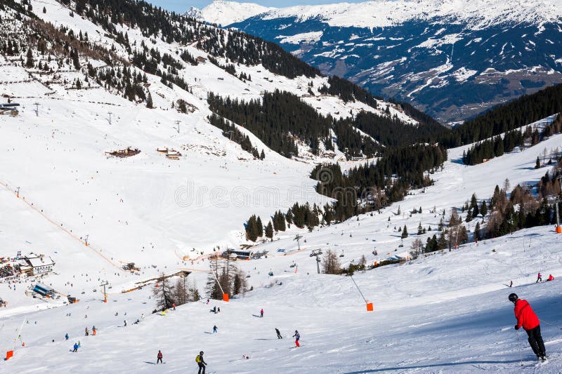 Mayrhofen, Austria stock image. Image of cable, outdoor - 68158627
