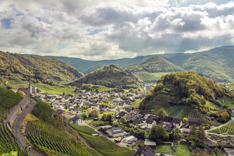 Mayschoss stock photo. Image of mountains, wine, mayschoss - 27565974