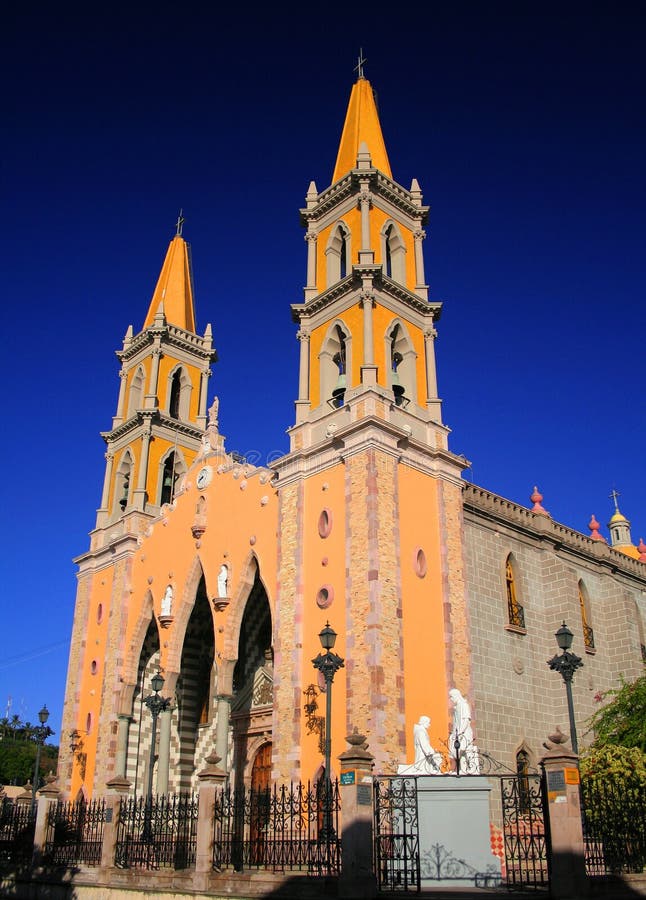 Mazatlan cathedral stock image. Image of faith, abbey - 2476045