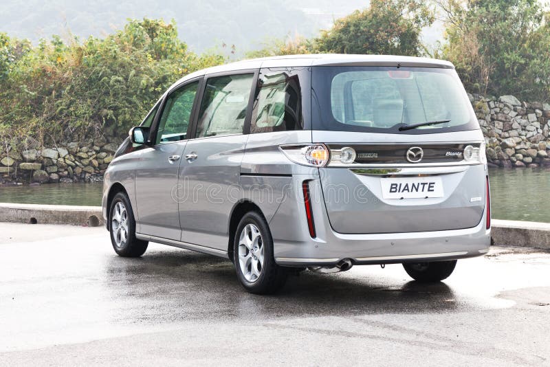 Mazda BIANTE 2013 Model MPV Editorial Image - Image of mazda, autos ...