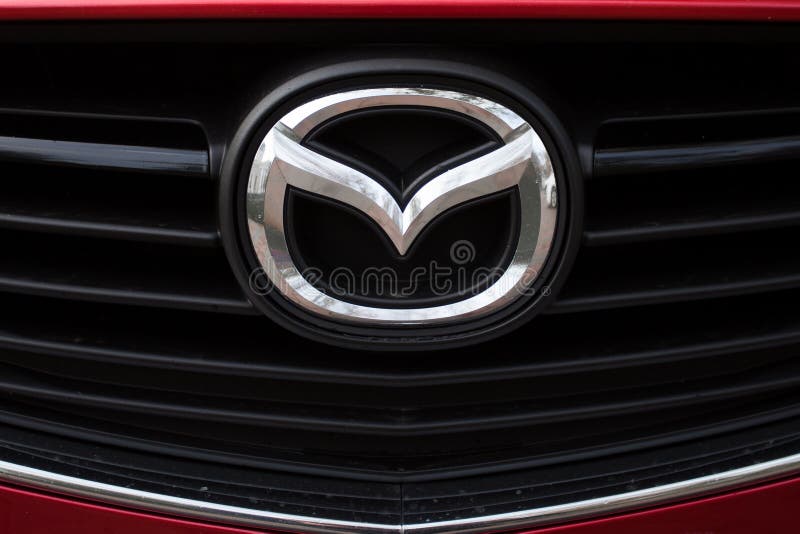 Mazda logo editorial stock image. Image of autocar, fancy - 17272674