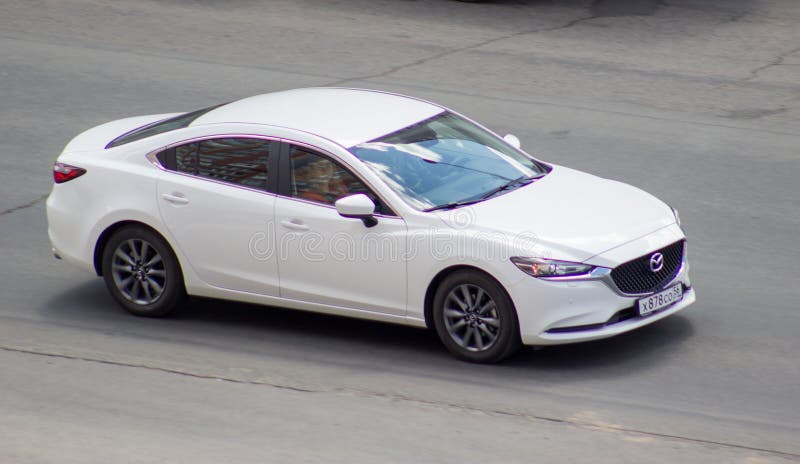 Mazda 6 rides on the road editorial image. Image of audi - 185769075