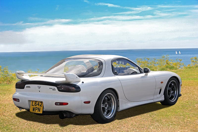 Mazda RX7 fotografia stock editoriale. Immagine di esposizione - 91618918
