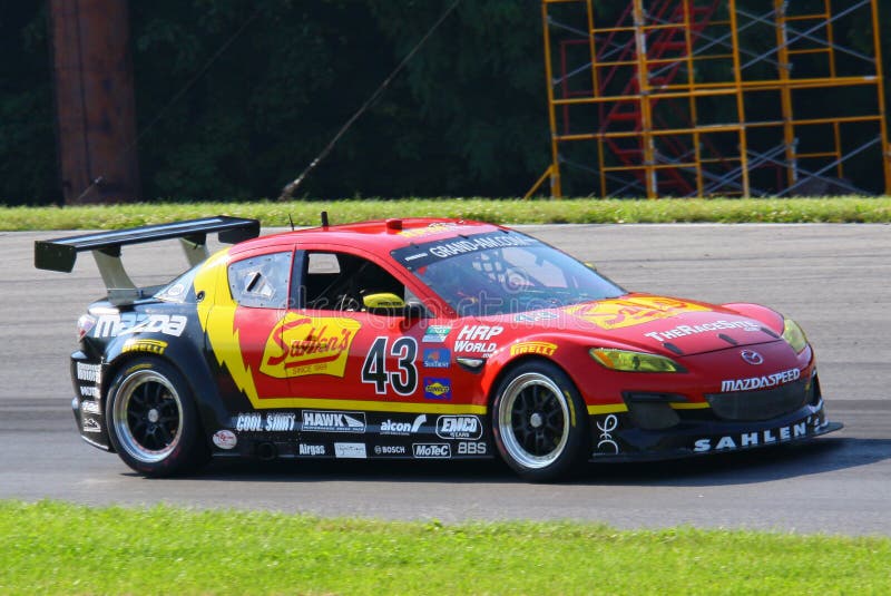 Mazda RX-8 acing car editorial stock photo. Image of formula - 51512438