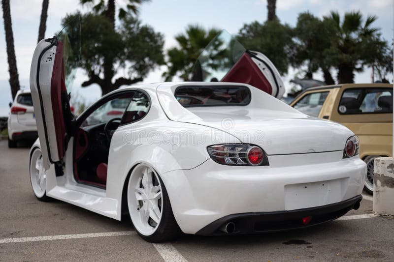 Mazda RX8 with Gull-wing Doors, Highly Tuned and Modified, it Has a ...