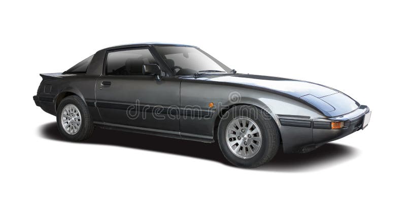 Mazda RX7 stock photo. Image of mazda, japanese, aerodynamic - 76573772
