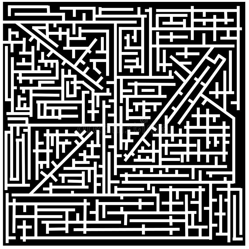 Letter N Maze Game for Kids Stock Vector - Illustration of learning ...