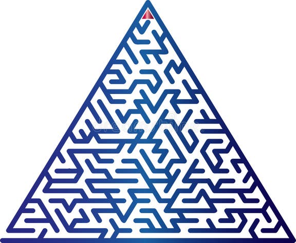 Maze Triangle Stock Illustrations – 2,260 Maze Triangle Stock ...