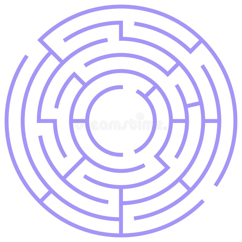 Maze Conundrum for Challenge the Kids, Labyrinth for Finding the Right ...