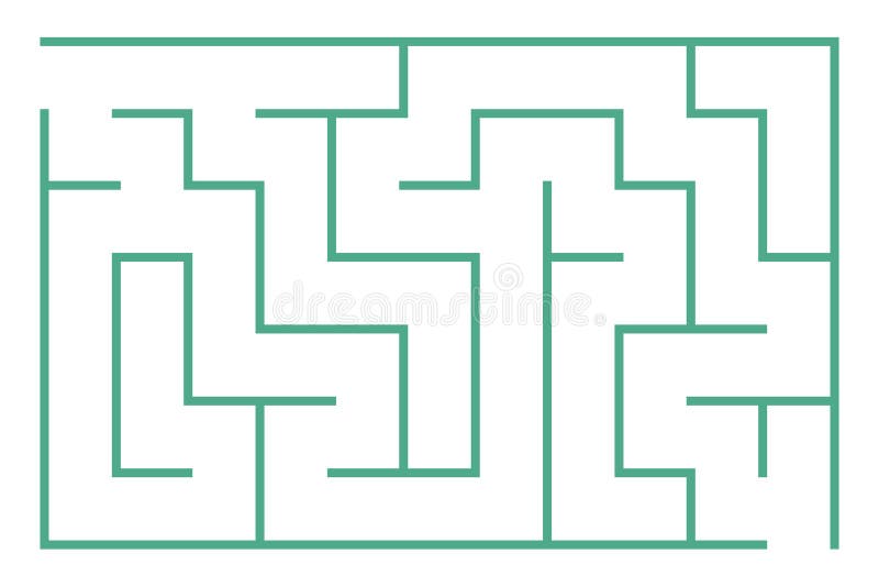 Maze Conundrum for Challenge the Kids, Labyrinth for Finding the Right ...