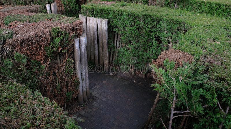 The Maze in the Amusement Park Efteling in the Netherlands Stock Photo ...