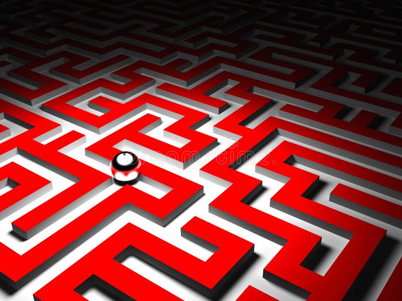 Maze background stock illustration. Illustration of proble - 19993464