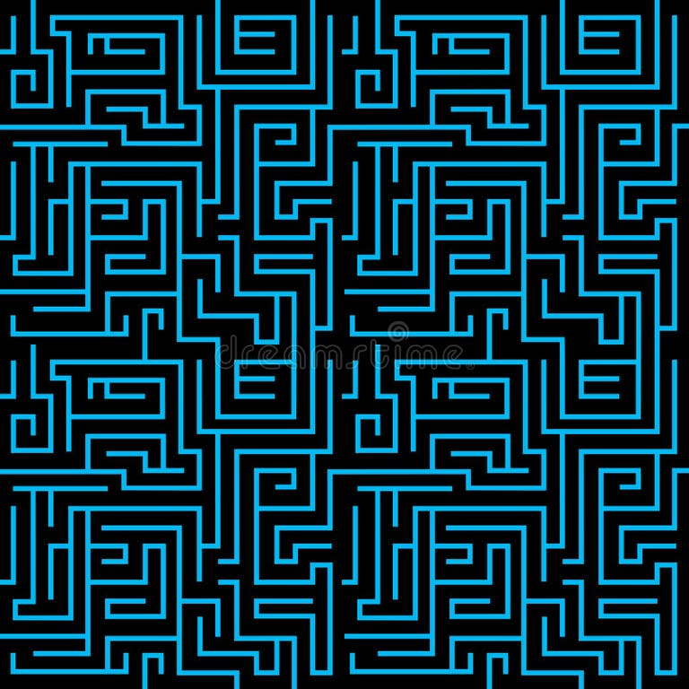 Maze Repeat Stock Illustrations – 19,305 Maze Repeat Stock ...