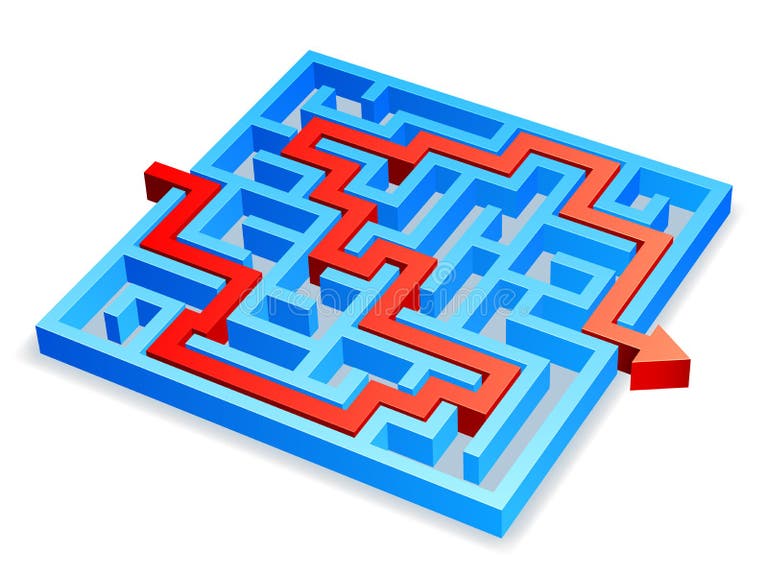 Blue Maze Stock Illustrations – 11,690 Blue Maze Stock Illustrations ...