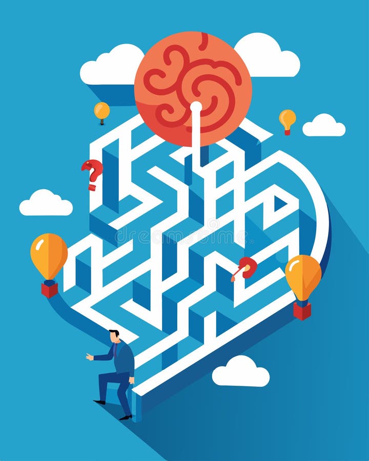 The Maze is a Confusing Web of Conflicting Thoughts and Emotions Making ...