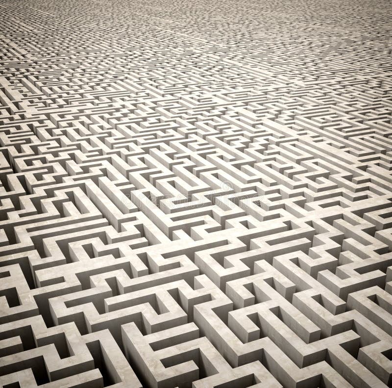 Maze stock illustration. Illustration of step, building - 47809912