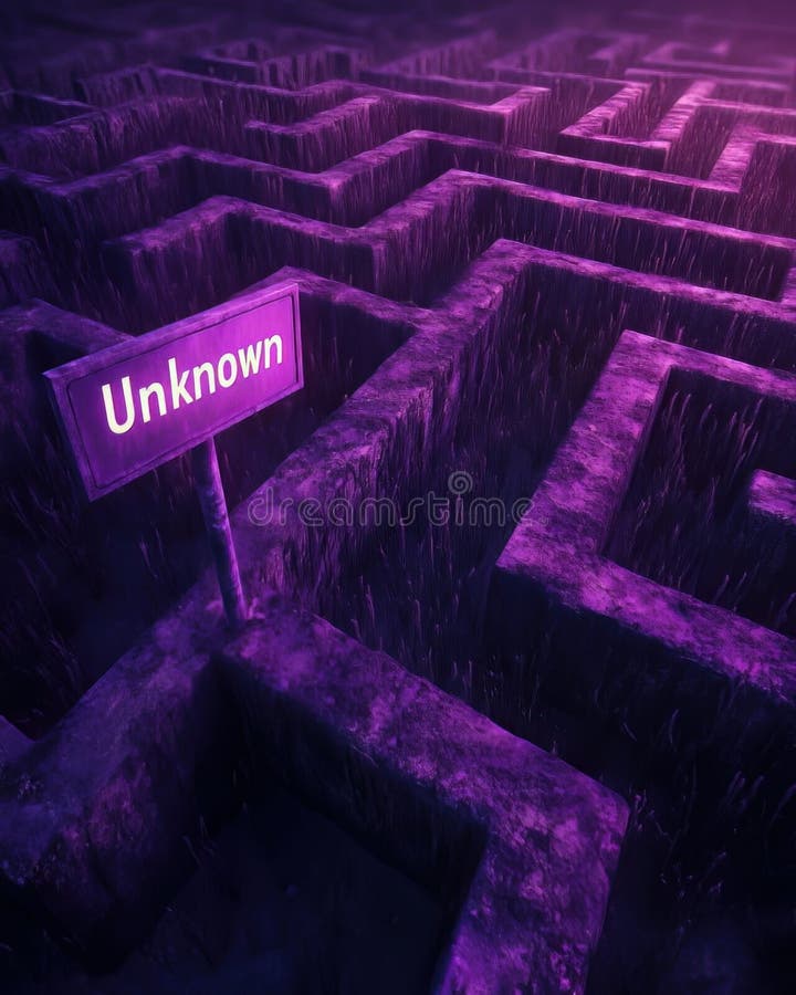 Conceptual Labyrinth of Fate Where Paths Constantly Change. an Image ...