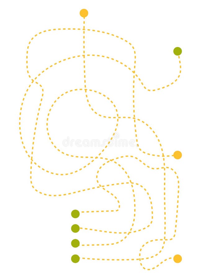 Maze Game, Education Game, Maze Game Template Stock Vector ...