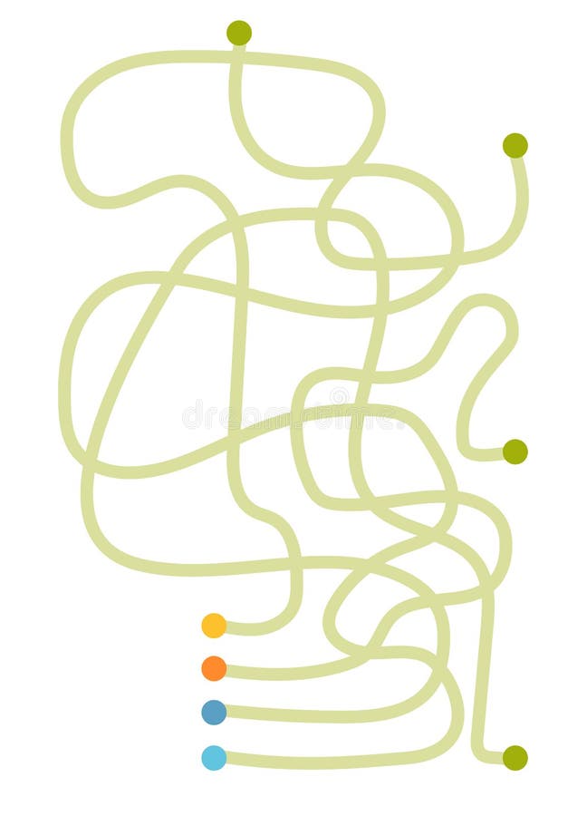 Maze Game, Education Game, Maze Game Template Stock Vector ...