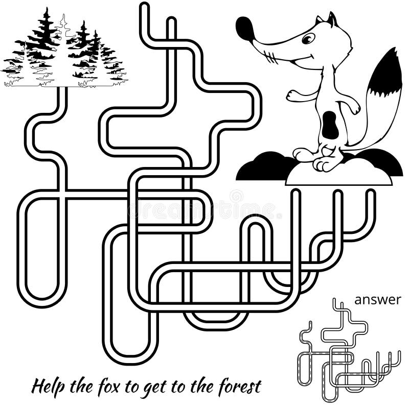 Fox Maze Stock Illustrations – 193 Fox Maze Stock Illustrations ...
