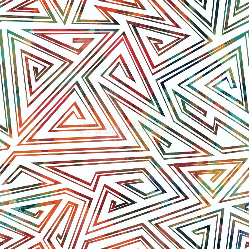 Maze Geometric Seamless Pattern Stock Vector - Illustration of ... Maze Geometric Seamless Pattern Stock Vector - Illustration of ...