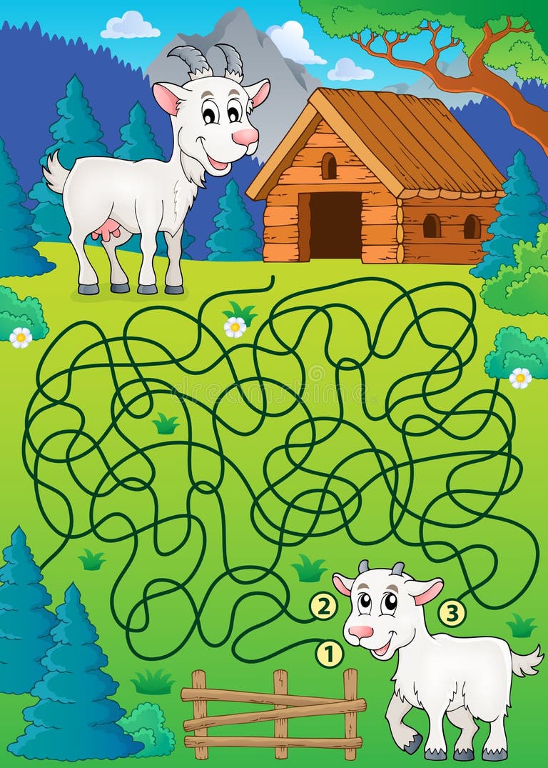 Goat Maze Stock Illustrations – 119 Goat Maze Stock Illustrations ...