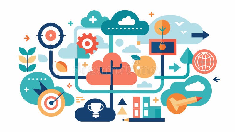 A Maze of Ideas and Aims Beautifully Displayed in a Mind Map As a Tool ...