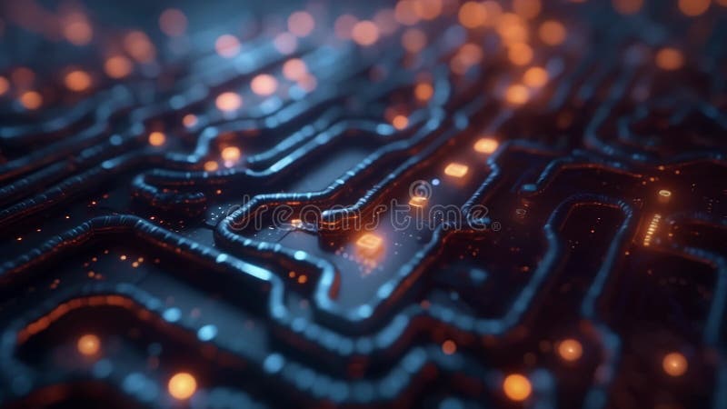 A Maze of Interconnected Nodes Symbolizing the Intricate and ...