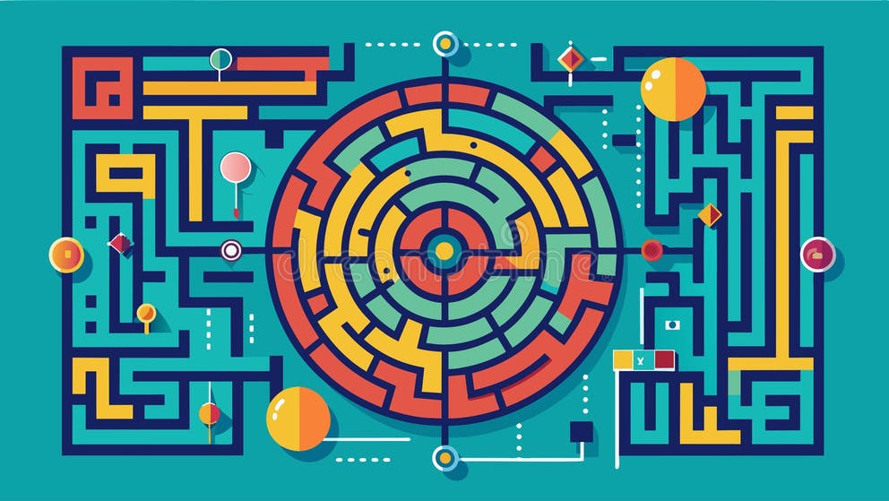 A Maze of Intricate Patterns Representative of the Labyrinthine Process ...