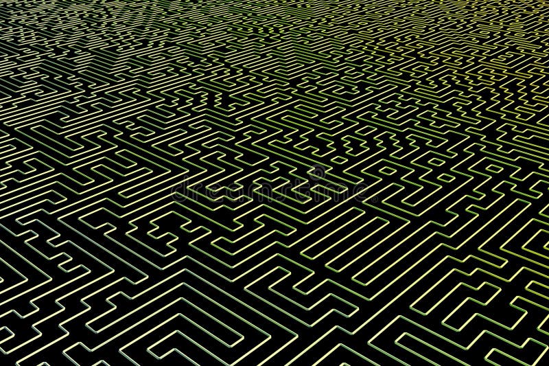 The Maze is Like an Abstract Three-dimensional Pattern of Psychedelic ...