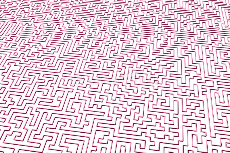 The Maze is Like an Abstract Three-dimensional Pattern of Psychedelic ...