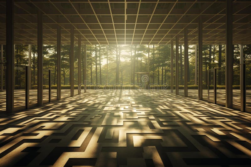 A Maze-like Pattern with Dead Ends and Twists, Indicating the ...