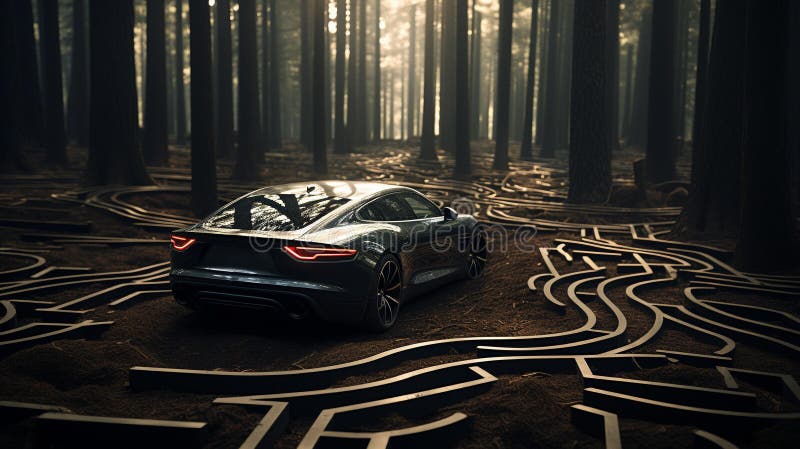 A Maze-like Pattern with Dead Ends and Twists, Indicating the ...