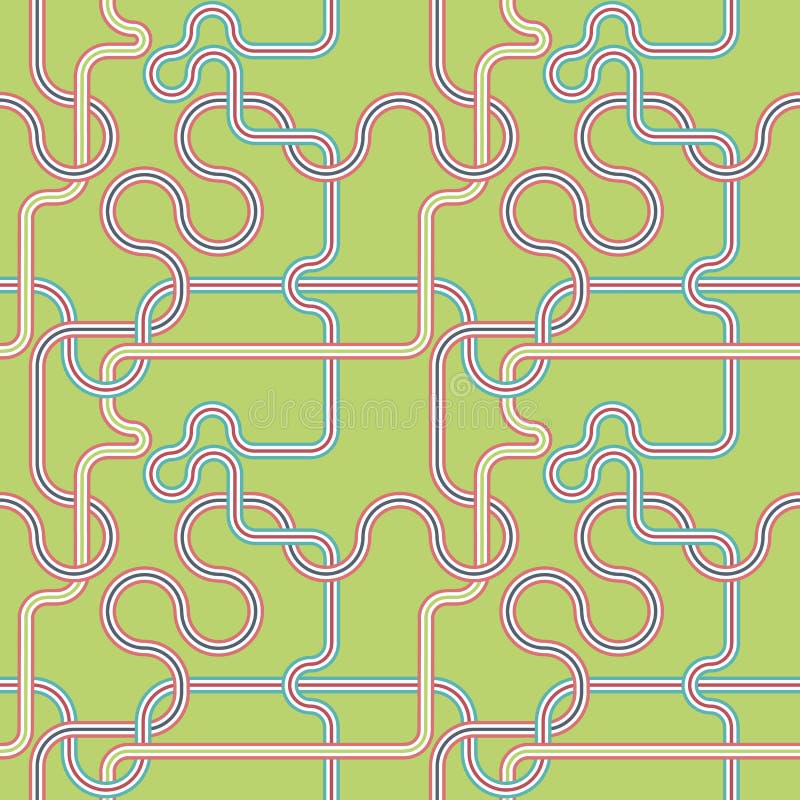 Maze Like Vector Background Stock Vector - Illustration of abstract ...