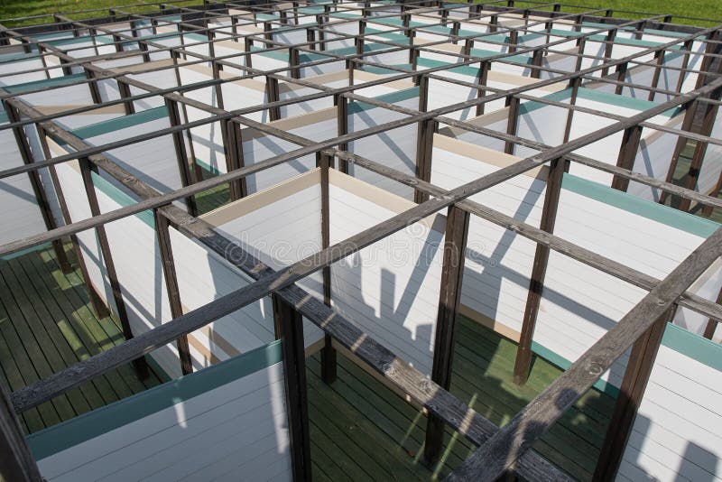 Maze stock image. Image of labyrinth, modern, attractions - 193283787