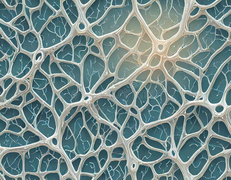 A Maze of Neurons Pattern stock illustration. Illustration of organ ...