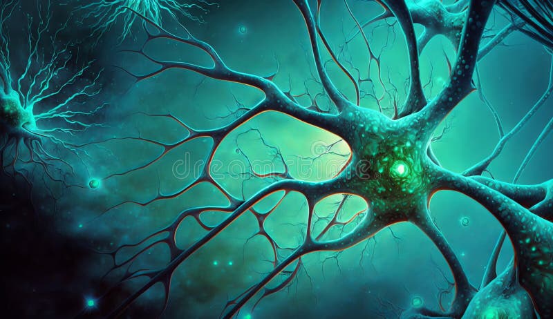 A Maze of Neurons Pattern stock illustration. Illustration of complex ...