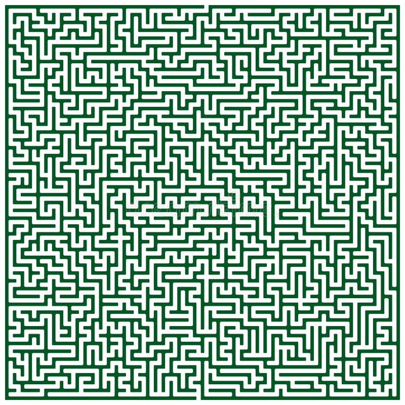 Maze stock vector. Illustration of vent, exit, graphic - 35734514