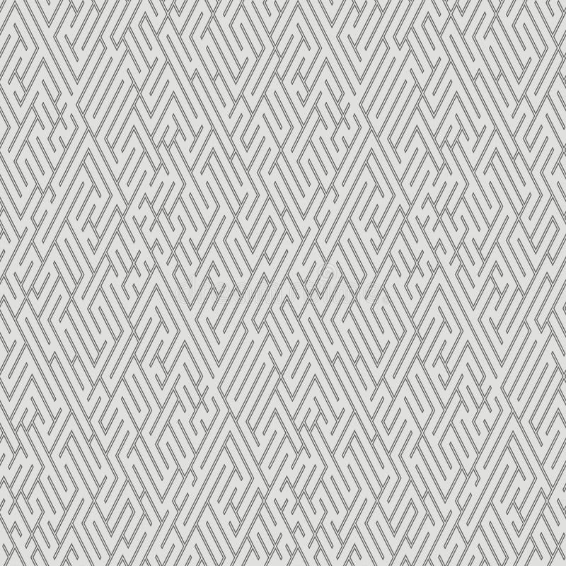 Maze seamless pattern. stock vector. Illustration of mosaic - 99131058