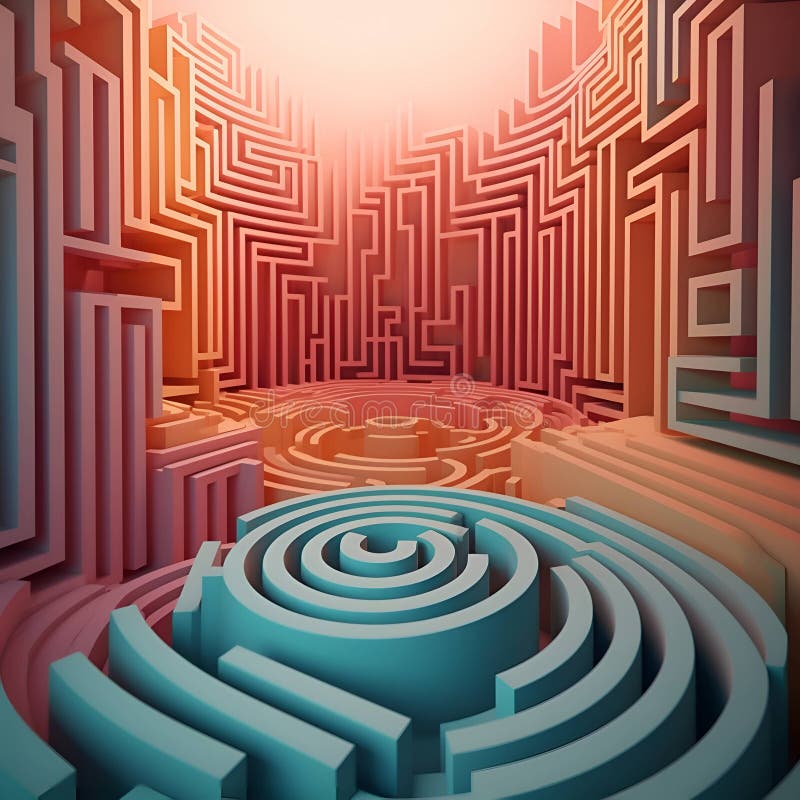 Maze with Red and White Maze with Red Arrow Labyrinth with Red Arrow ... Maze with Red and White Maze with Red Arrow Labyrinth with Red Arrow ...