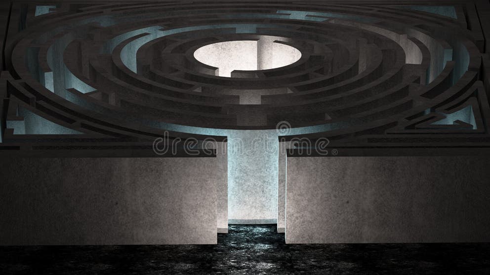 Concrete Maze Room Stock Illustrations – 210 Concrete Maze Room Stock ...